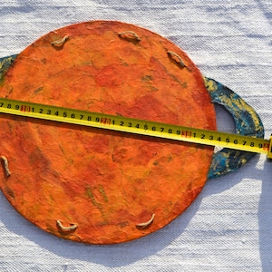 PLANET SATURN MIRROR, Paper Mache Mirror, Decorative Mirrors, Galaxy ...
