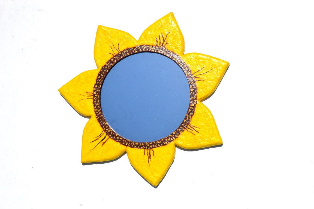 SUNFLOWER MIRROR, Decorative Wall Mirrors, Large Sunflower Wall Art ...