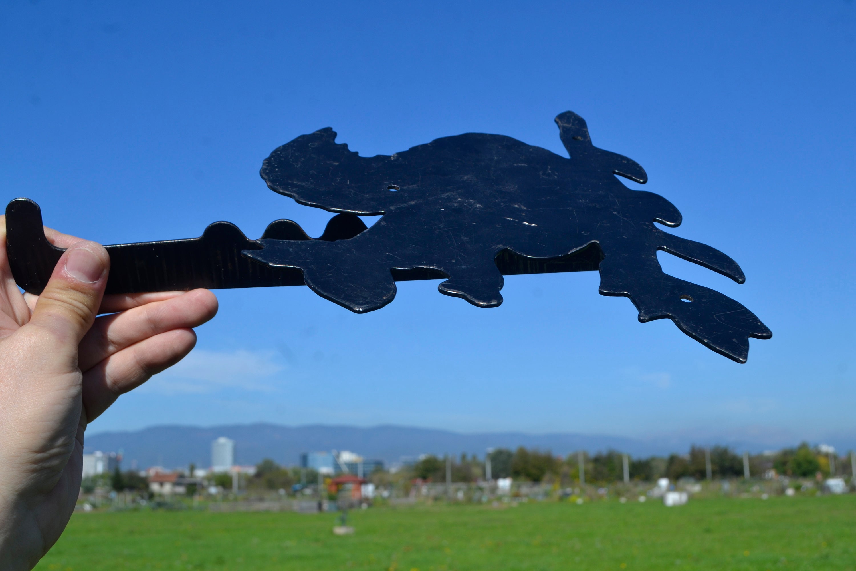 IRON SQUIRREL HANGER, Vintage Squirrel Shaped Clothes Hanger, Black ...