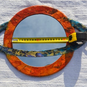 PLANET SATURN MIRROR, Paper Mache Mirror, Decorative Mirrors, Galaxy ...