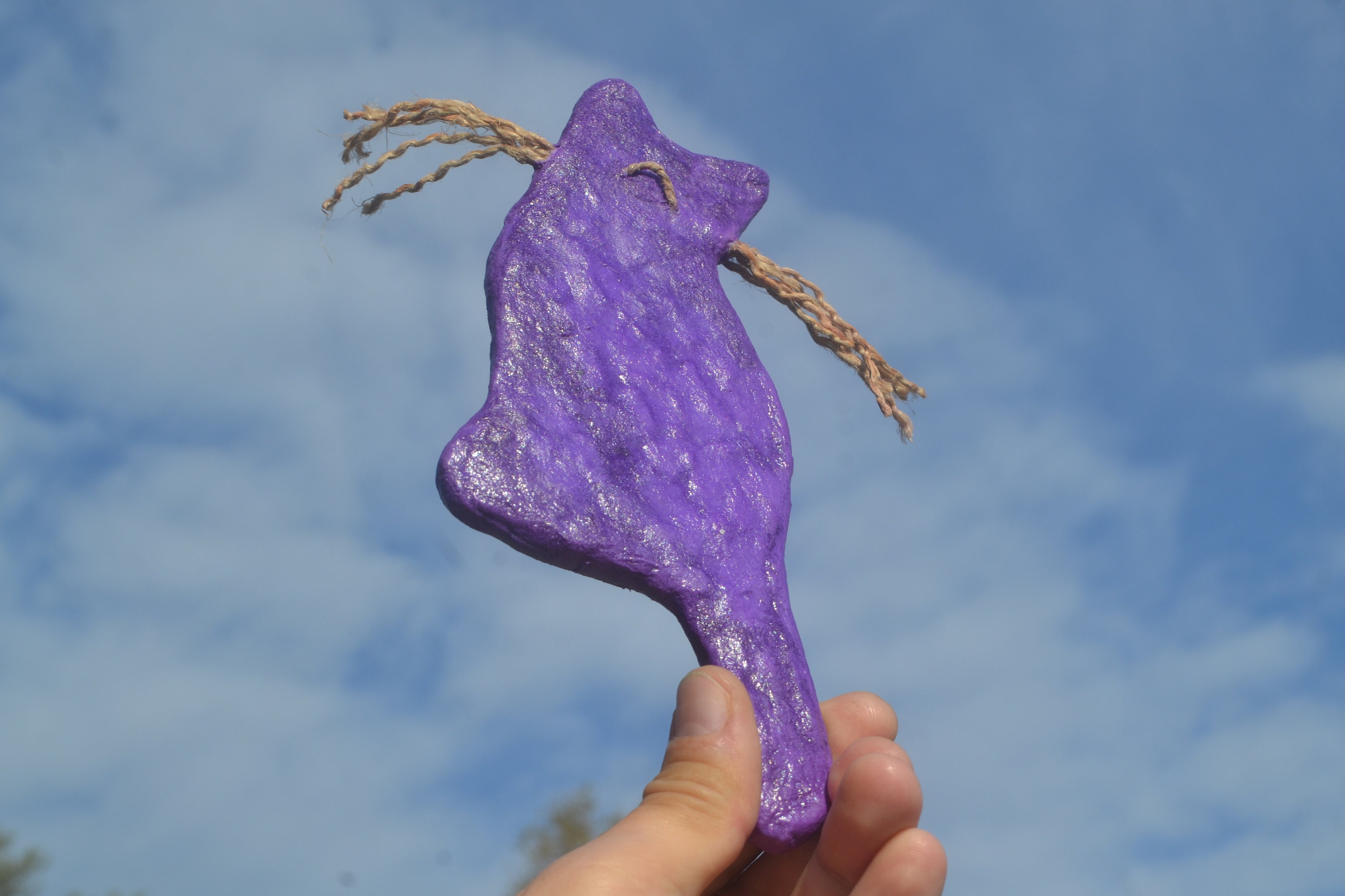 PURPLE CAT MIRROR Small Wall Mirror Frameless Mirror Paper - Etsy