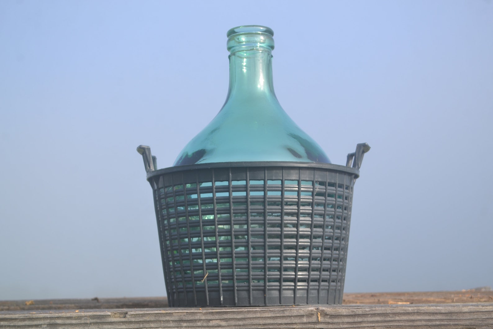 BLUE GREENISH 5l DEMIJOHN Large Wine Bottle Blue Demijohn | Etsy