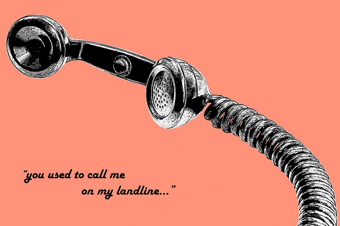 Vintage, Phone, Classic, Landline, Art Print, Wall Art, Graphic Design ...