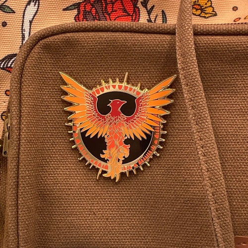 Original Eclipse Phoenix Hard Enamel Pins Lapel Pins - Etsy