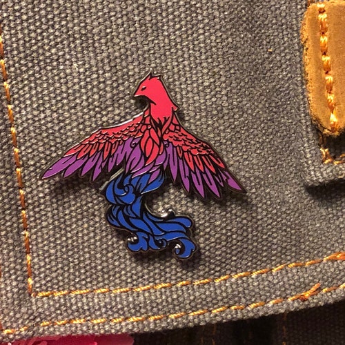 Original Eclipse Phoenix Hard Enamel Pins Lapel Pins - Etsy
