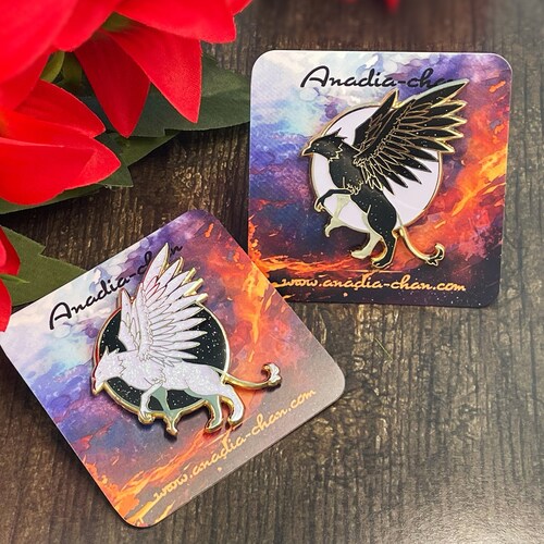 Original Starry Cerberus Hard Enamel Pins Black Glitter Glow | Etsy