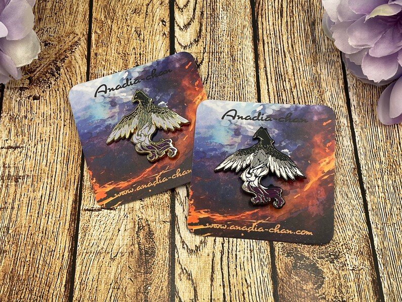 Original Asexual Colors Phoenix Hard Enamel Pins Ace Pride - Etsy