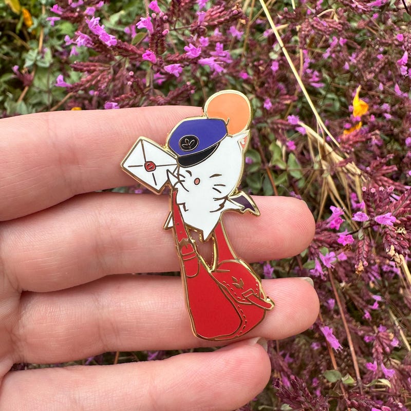 Moogle Pin Badge - Etsy