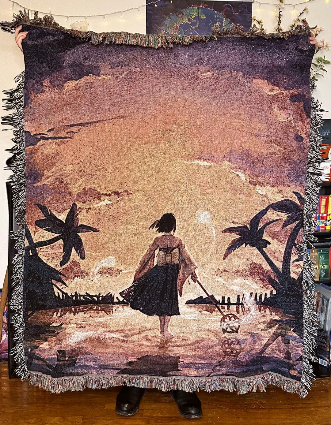 Yuna the Sending Woven Tapestry Blanket - Inspired by Final Fantasy X ...