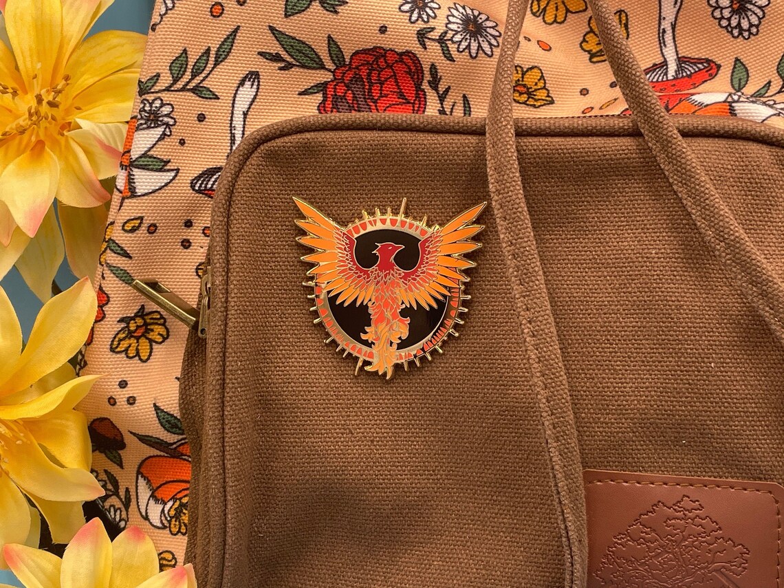 Original Eclipse Phoenix Hard Enamel Pins Lapel Pins - Etsy