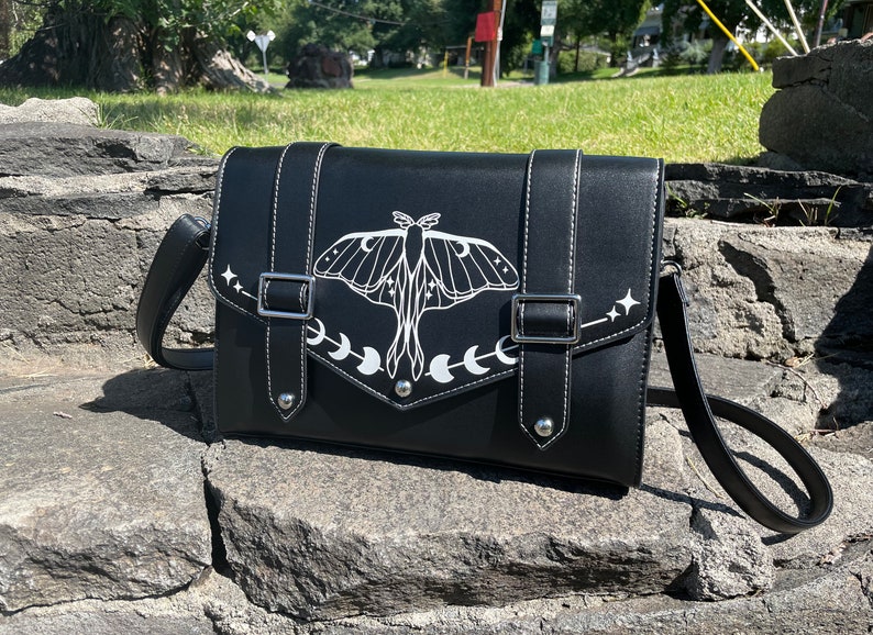 Celestial Fantasy Ita Shoulder Bag Faux Leather Black Ita - Etsy