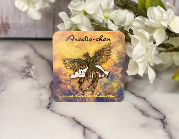 Original Thunderbird Hard Enamel Pins With Glitter Enamel - Etsy