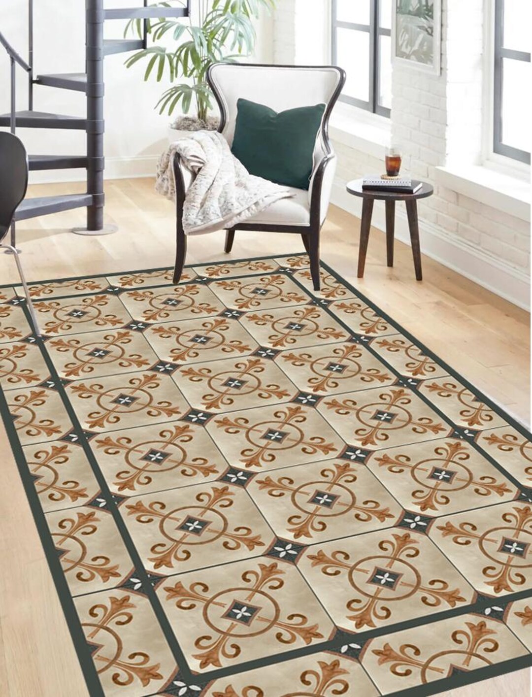 Vinyl Mat.art Mat.mat Floors. Vinyl Floor MAT. PVC Rug.vinyl Rug ...