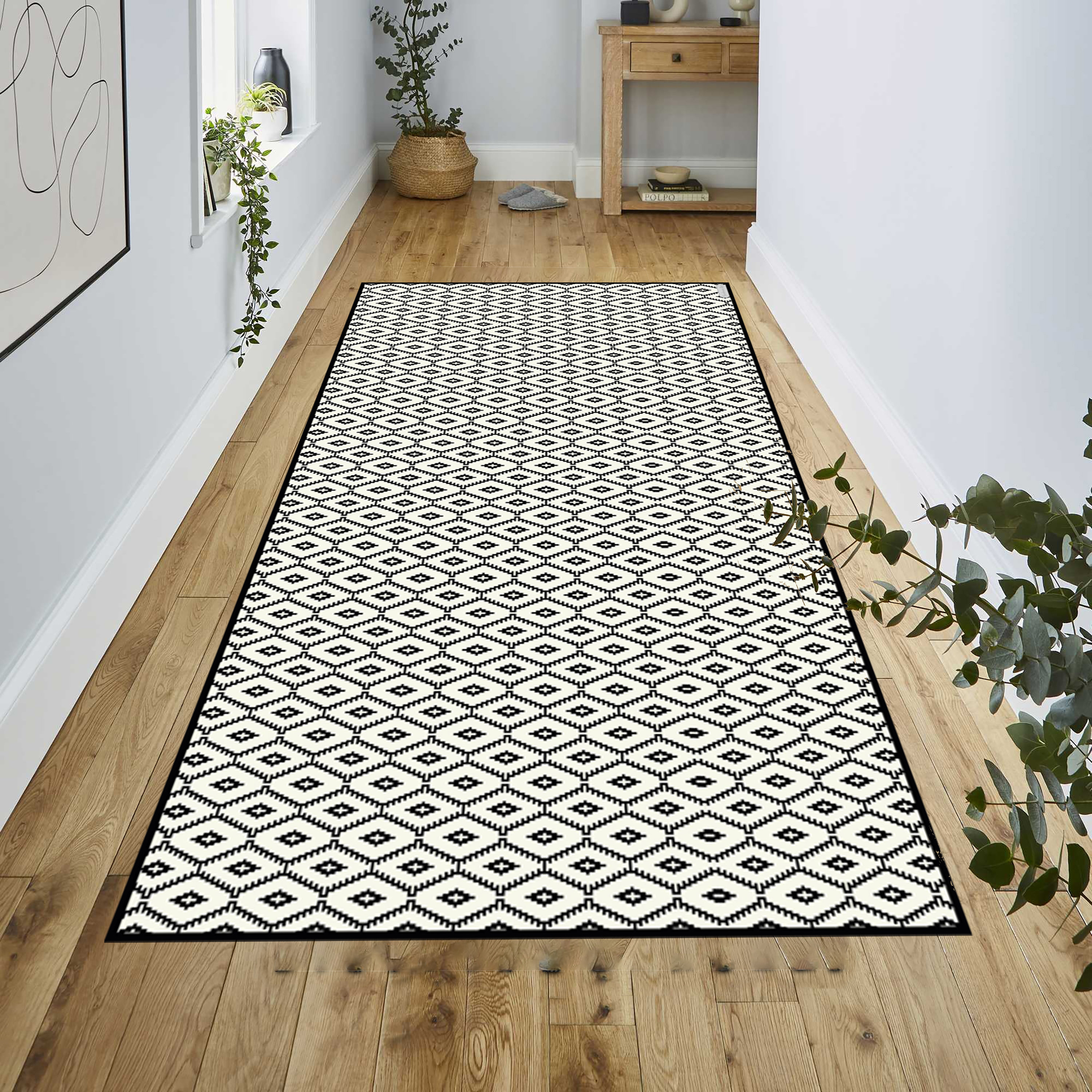 Vinyl Mat. Vinyl Rug. Vinyl Floor. Geometric Pattern Mat. Art Mat ...