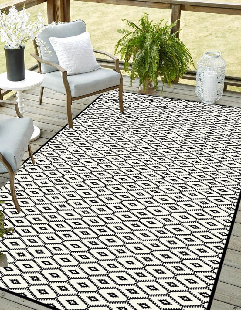 Vinyl Mat. Vinyl Rug. Vinyl Floor. Geometric Pattern Mat. Art Mat ...