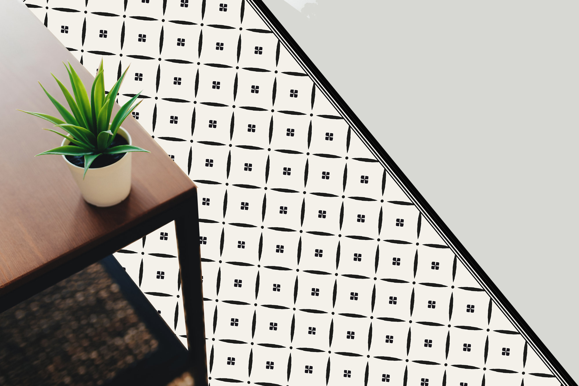 Vinyl Mat. Vinyl Rug. Vinyl Floor. Geometric Pattern Mat. Art - Etsy