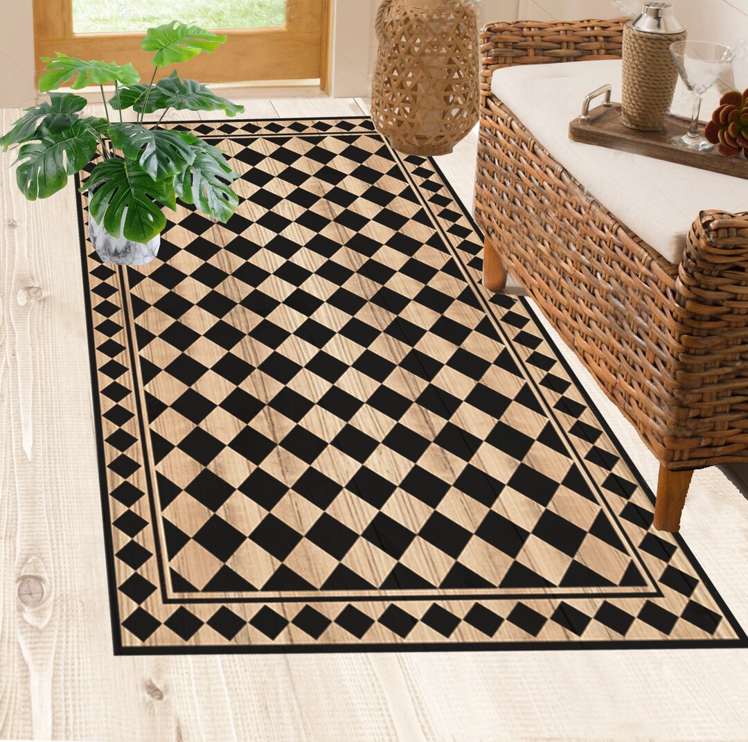 Vinyl Mat.art Mat. Vinyl Floor Mat. Pvc Rug.vinyl Rug.kitchen Rug ...