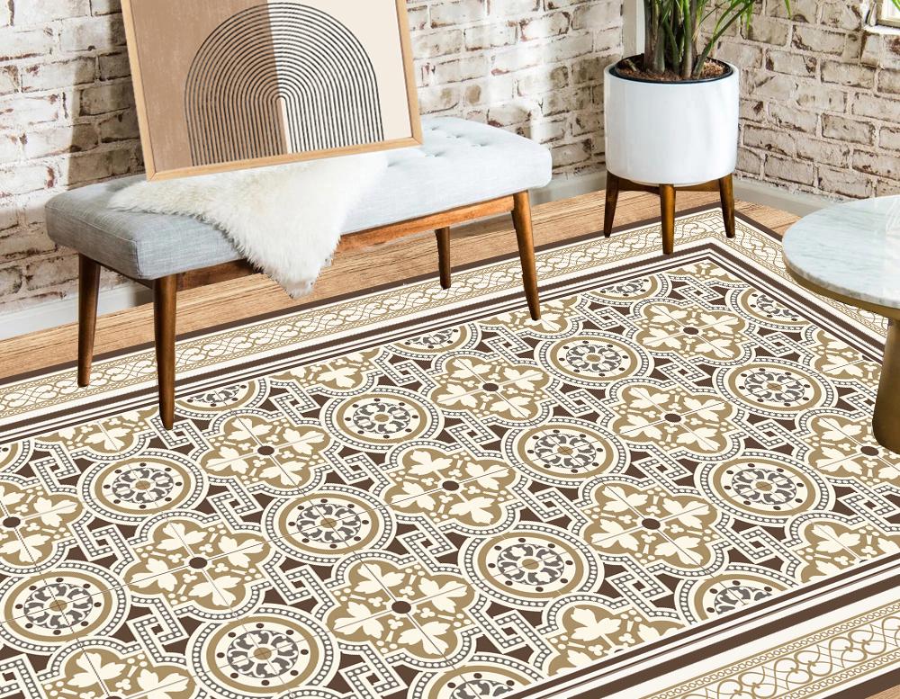 PVC Vinyl Mat .runner Vinyl Floor . Printed PVC Area Rug. Door Mat or ...