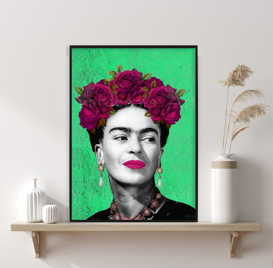 Frida Kahlo Posterfrida Kahlo Print Frida Kahlo Frida Art - Etsy