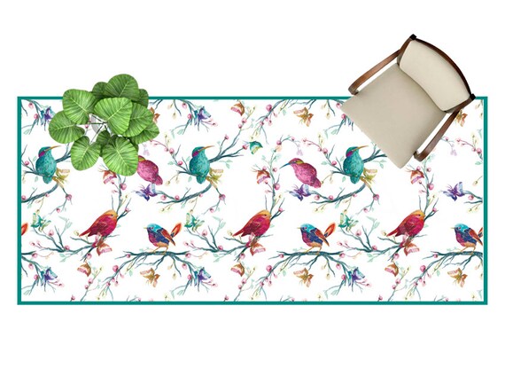Colorful birds Vinyl Mat. Birds mat. Art mat.birds Mat.Bird | Etsy