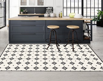 Geometric Pattern Vinyl Mat.vinyl Rug.vinyl Floor.geometric - Etsy