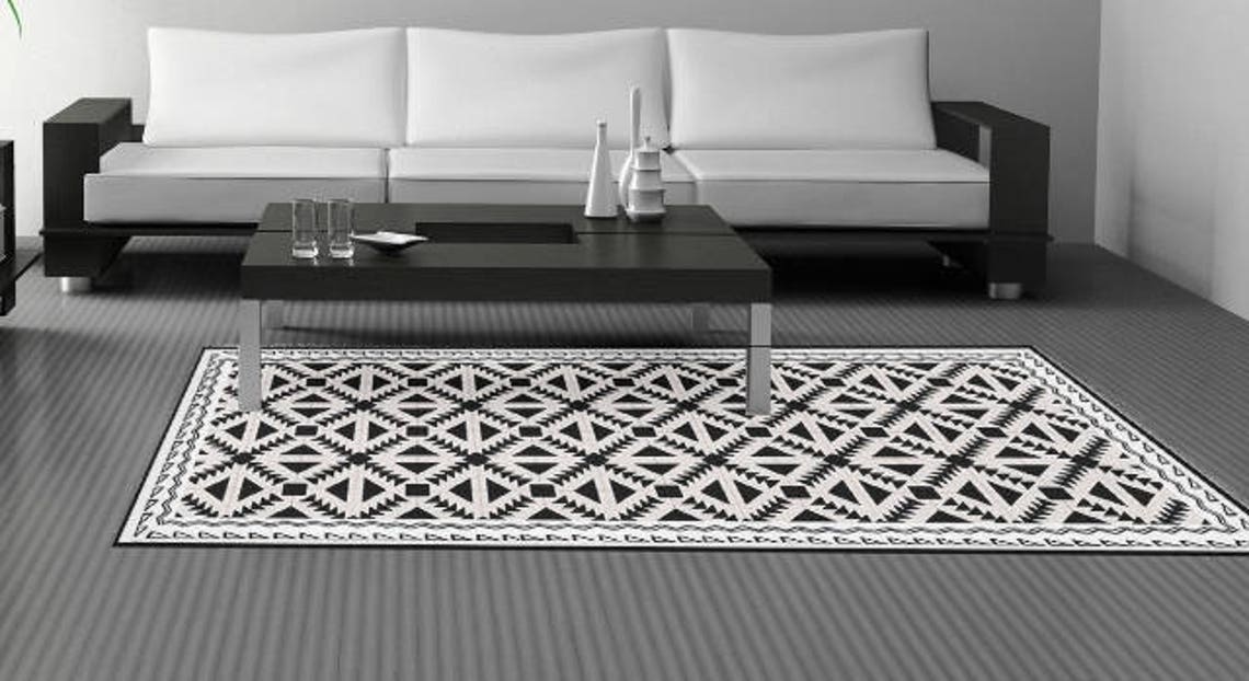 PVC Vinyl Mat. Vinyl Mat .runner Vinyl Floor . PVC Rug. Geometric ...