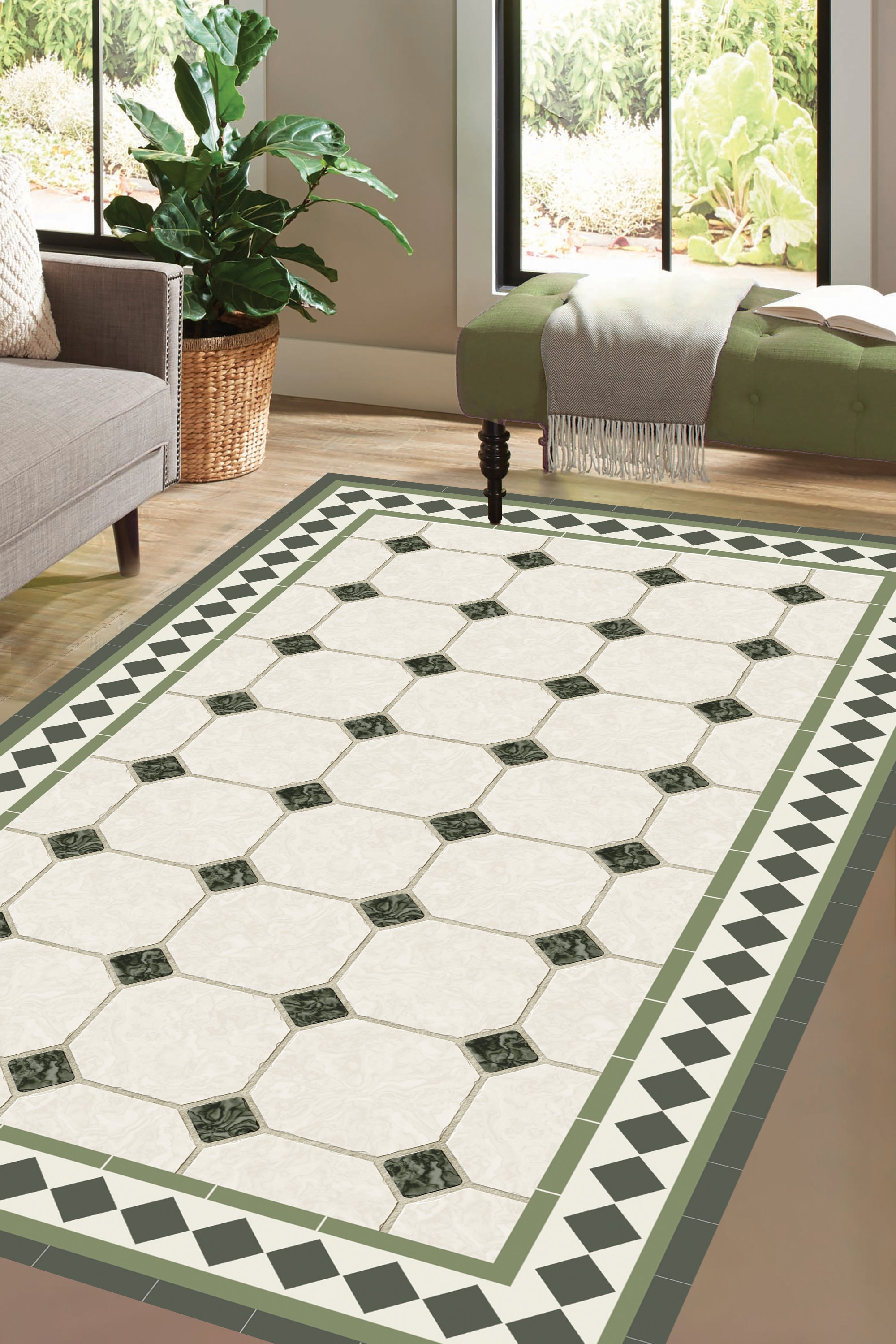 Tiles Vinyl Mat. Runner Vinyl Floor. Linoleum Carpet for Home Design ...