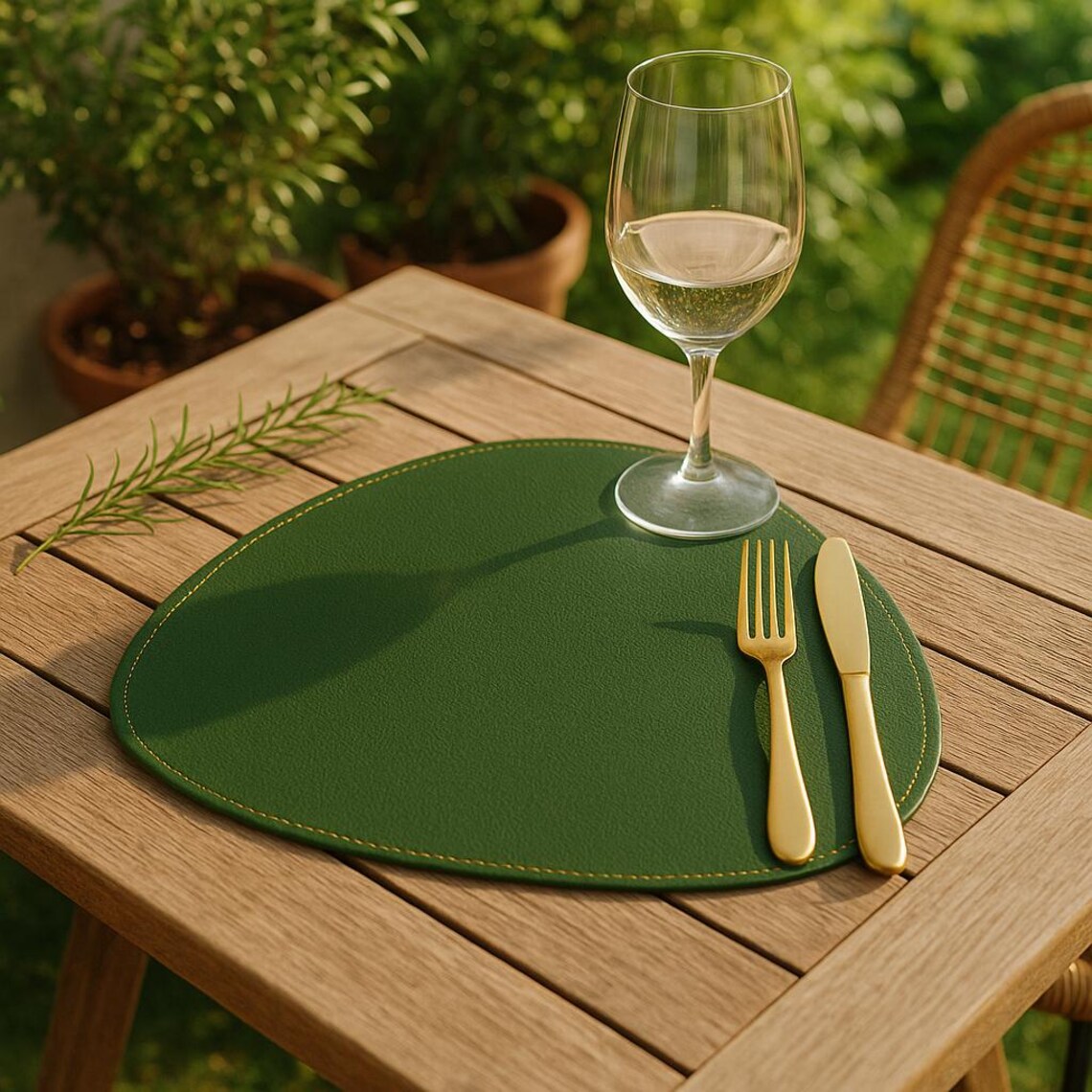 Leather Texture Vinyl Placemat: Heat Resistant Dining Table Decor - Etsy