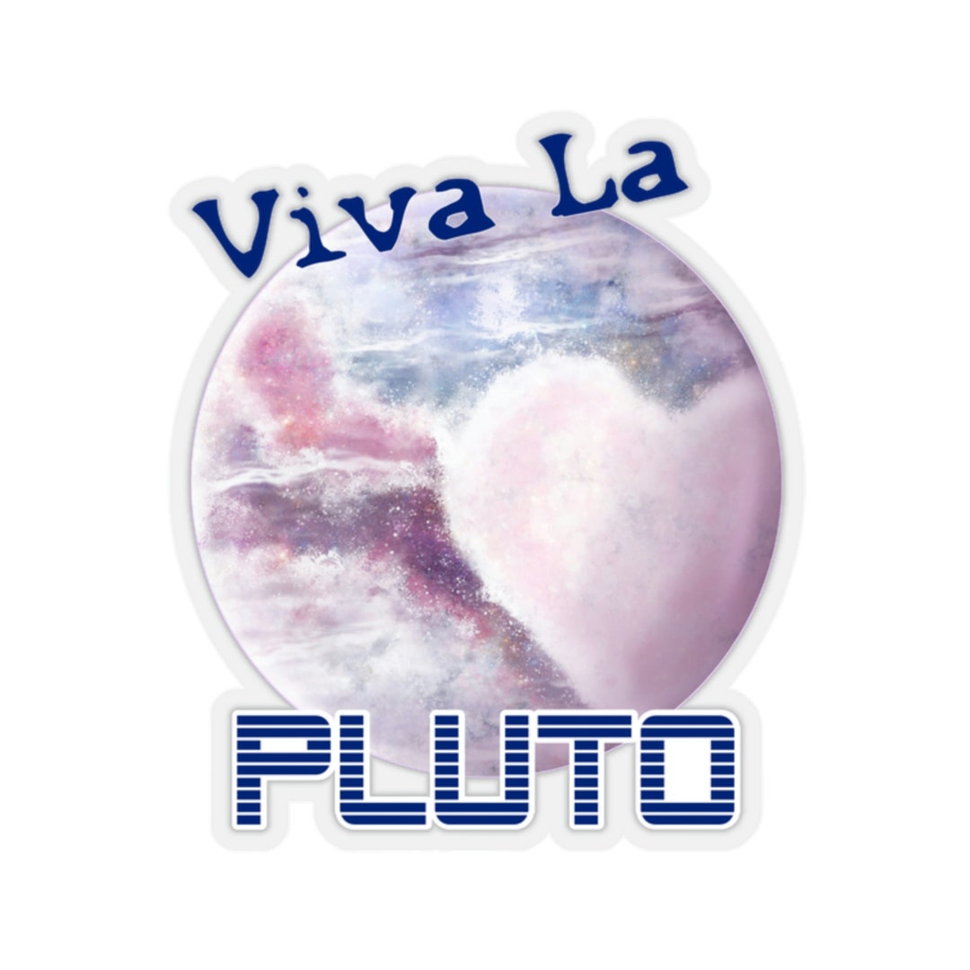 Viva La Pluto Kiss-cut Sticker - Etsy