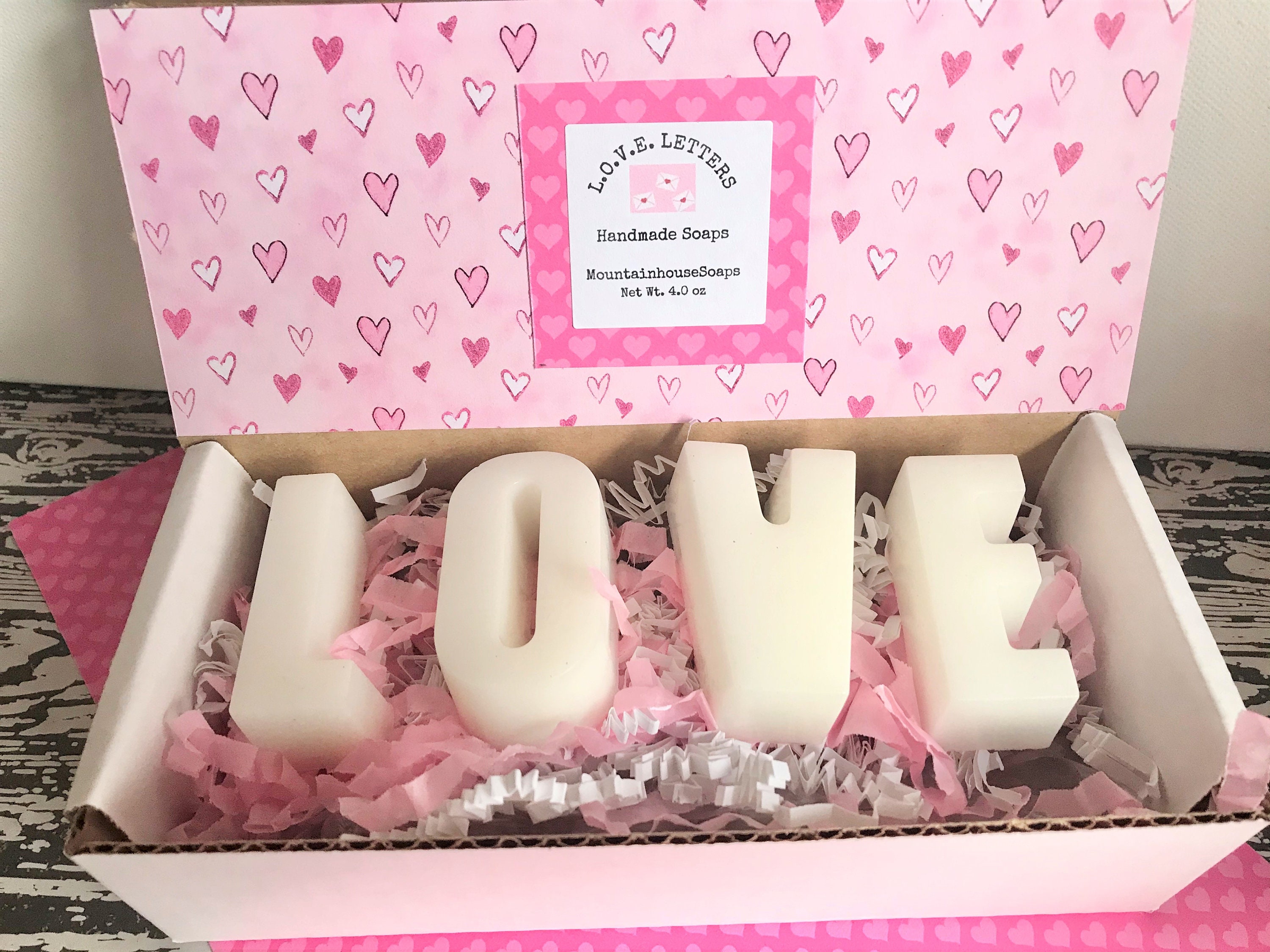 Valentine Soap Valentine's Day Gift Love Soap Love - Etsy