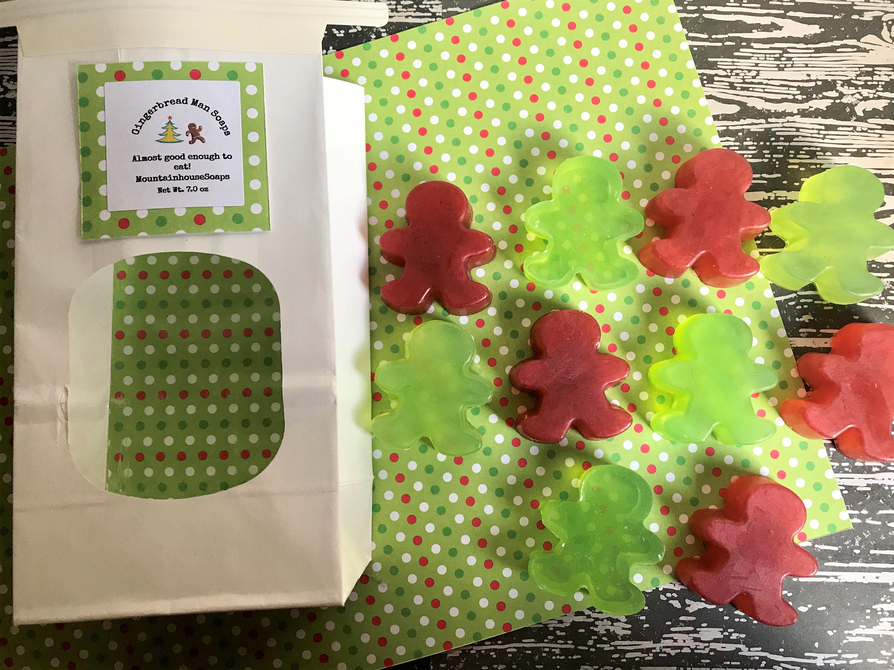 Christmas Soap Gingerbread Man Soap Gingerbread Man Soap | Etsy