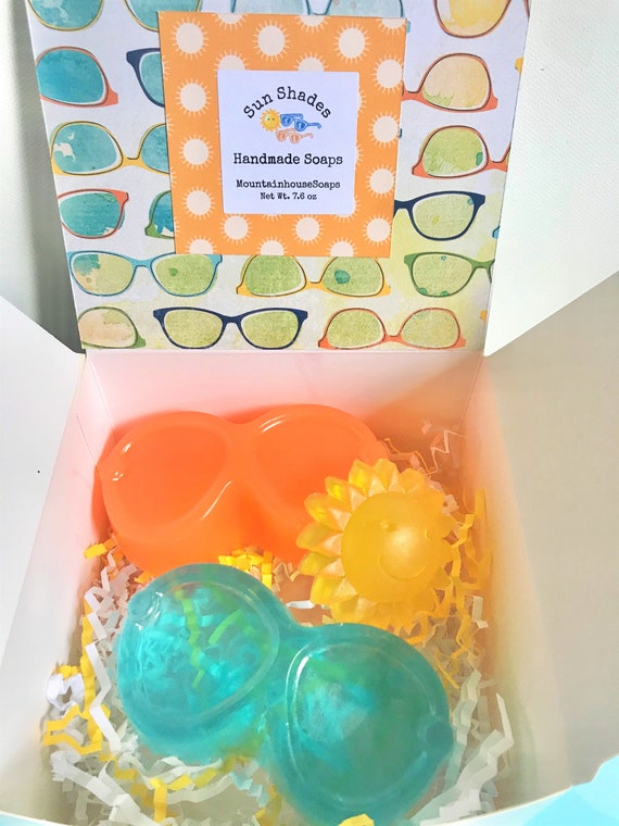Summer Soap Sun and Sunglasses Soap Beach Soaps | Etsy