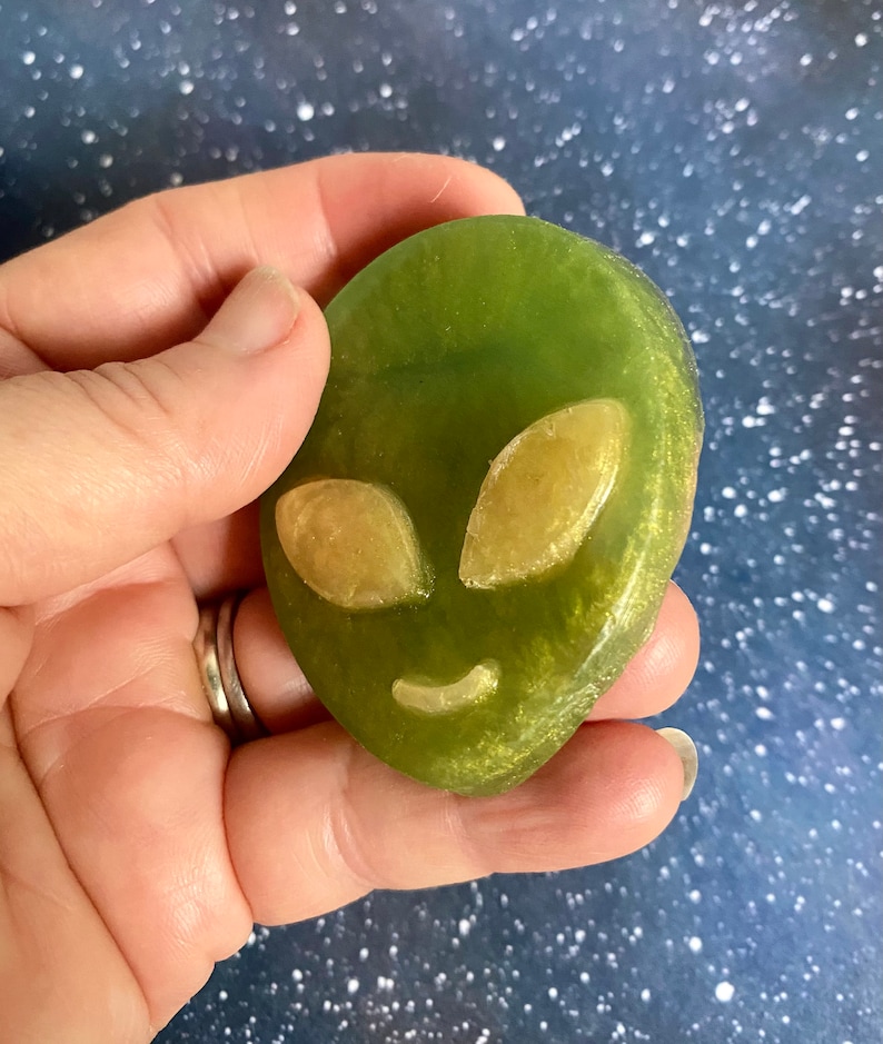 Alien Soap UFO Soap Gift Space Theme Gift Spaceship | Etsy