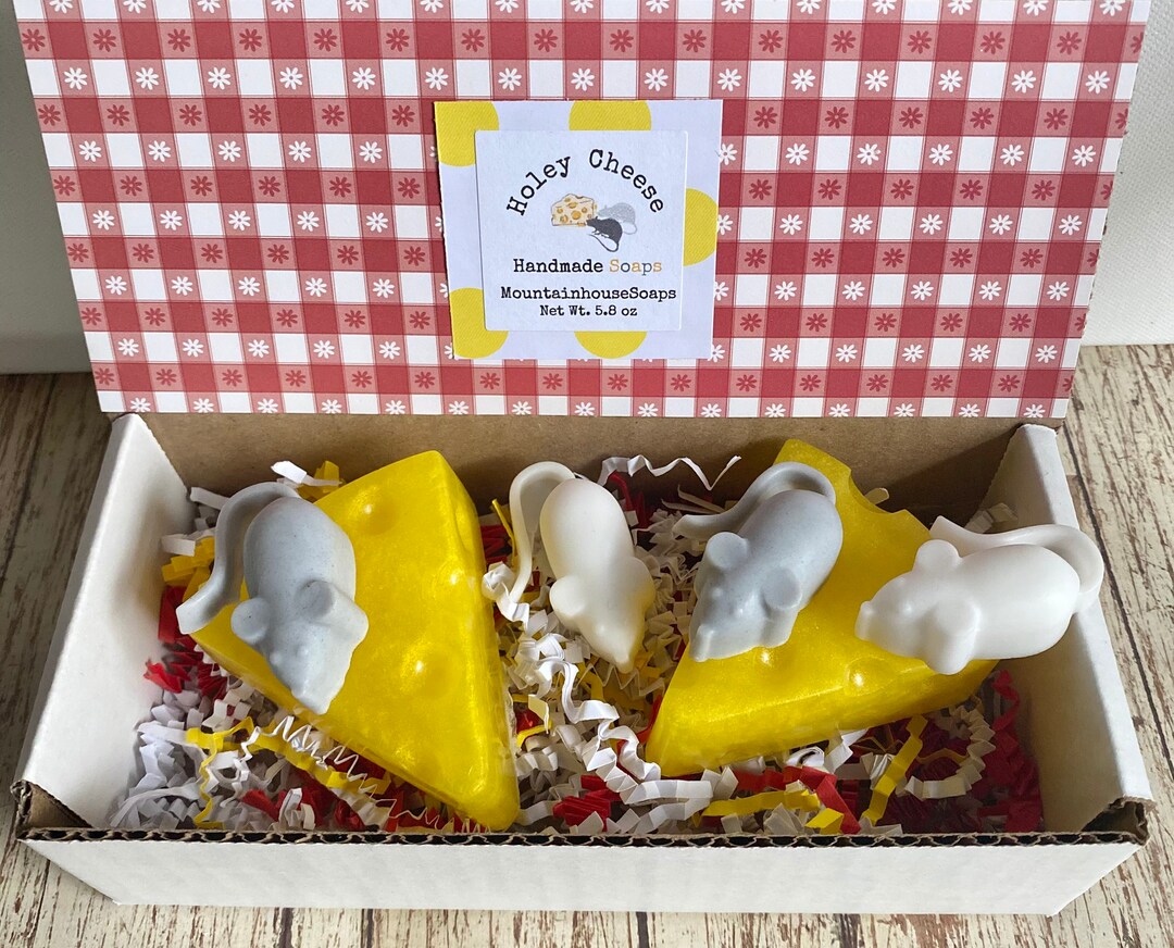 Cheese and Mouse Soap, Mouse Soap, Animal Soap, Kid Soap, Food Soap ...