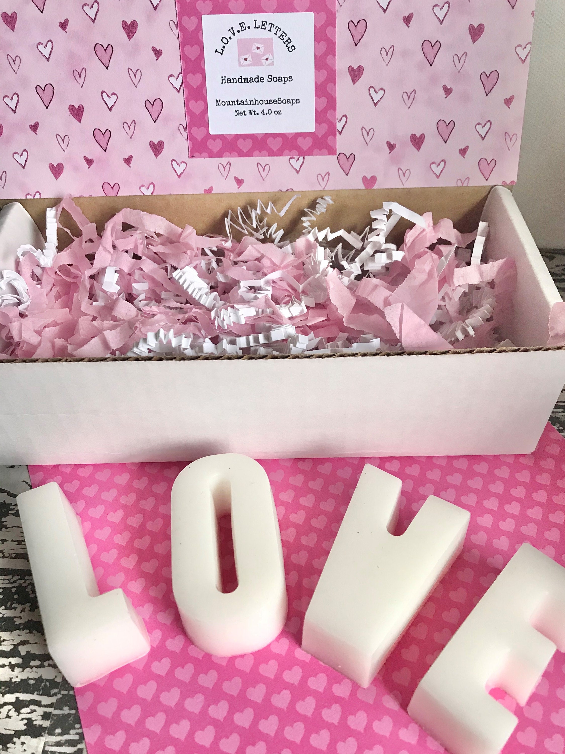 Valentine Soap Valentine's Day Gift Love Soap Love - Etsy