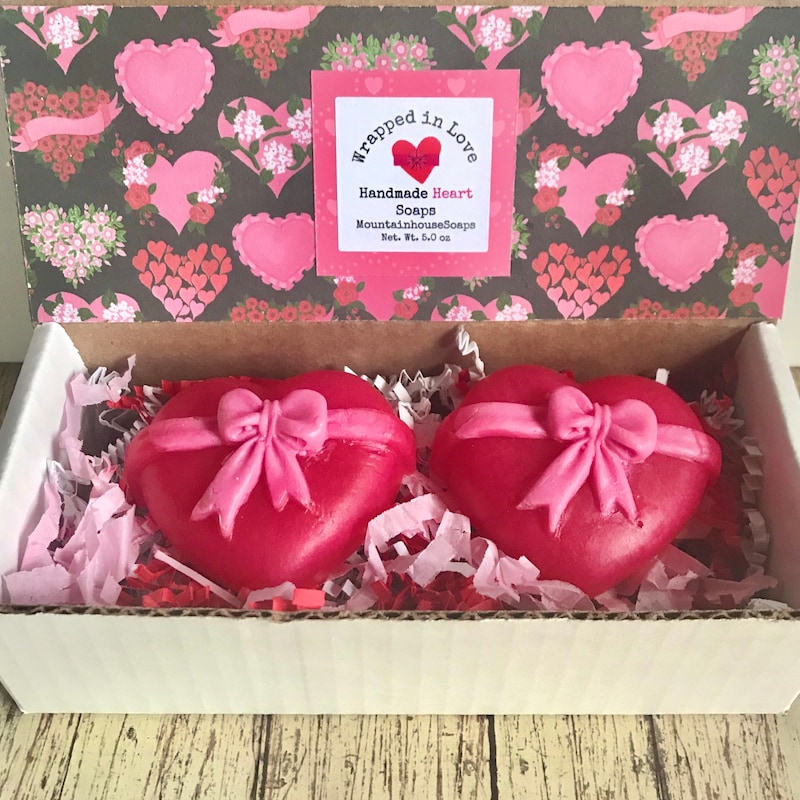 Heart Soaps - Etsy