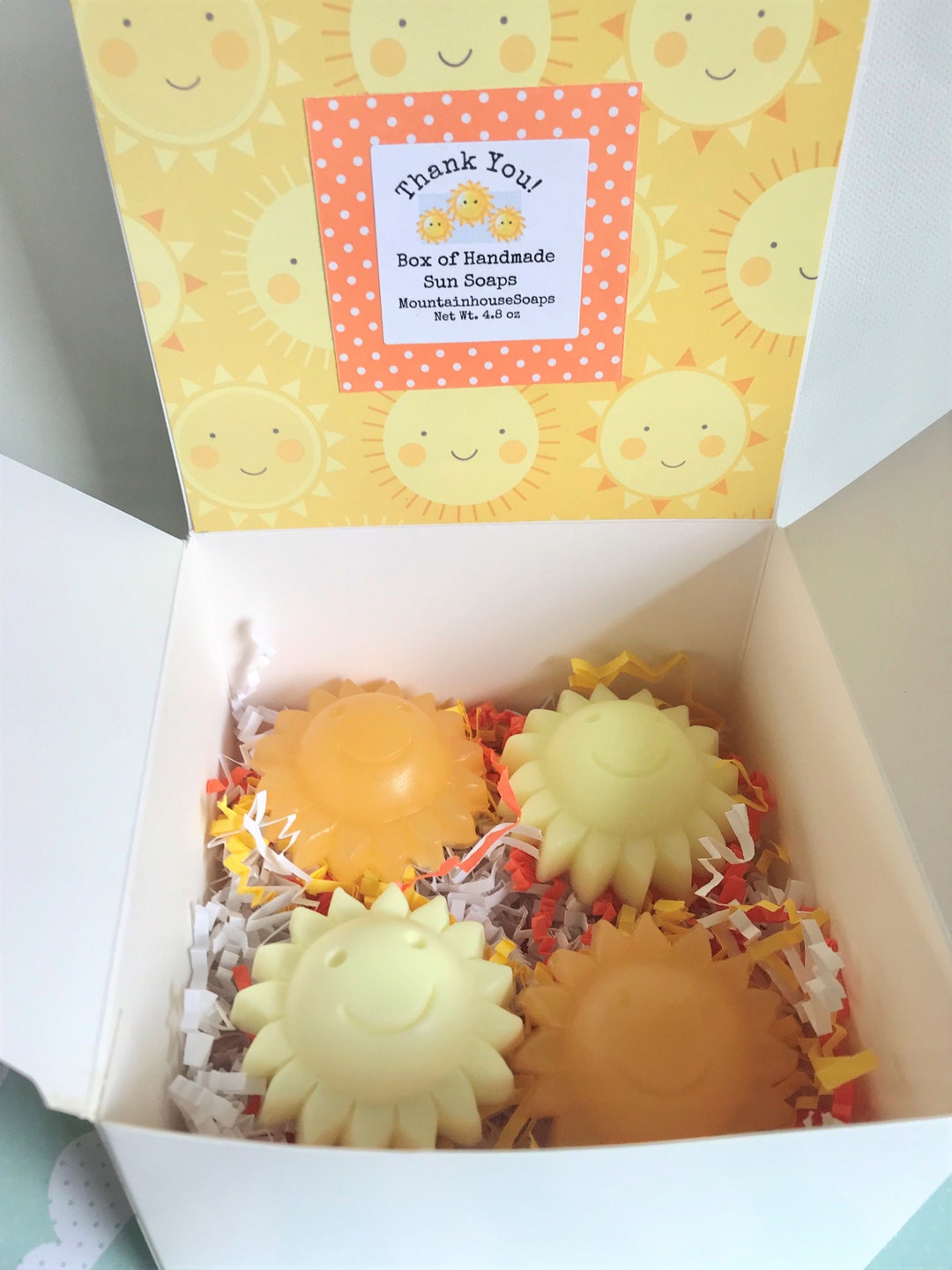 Sun Soap, Thank You Gift, Thank You Soap Gift, Thank You Gift for a ...