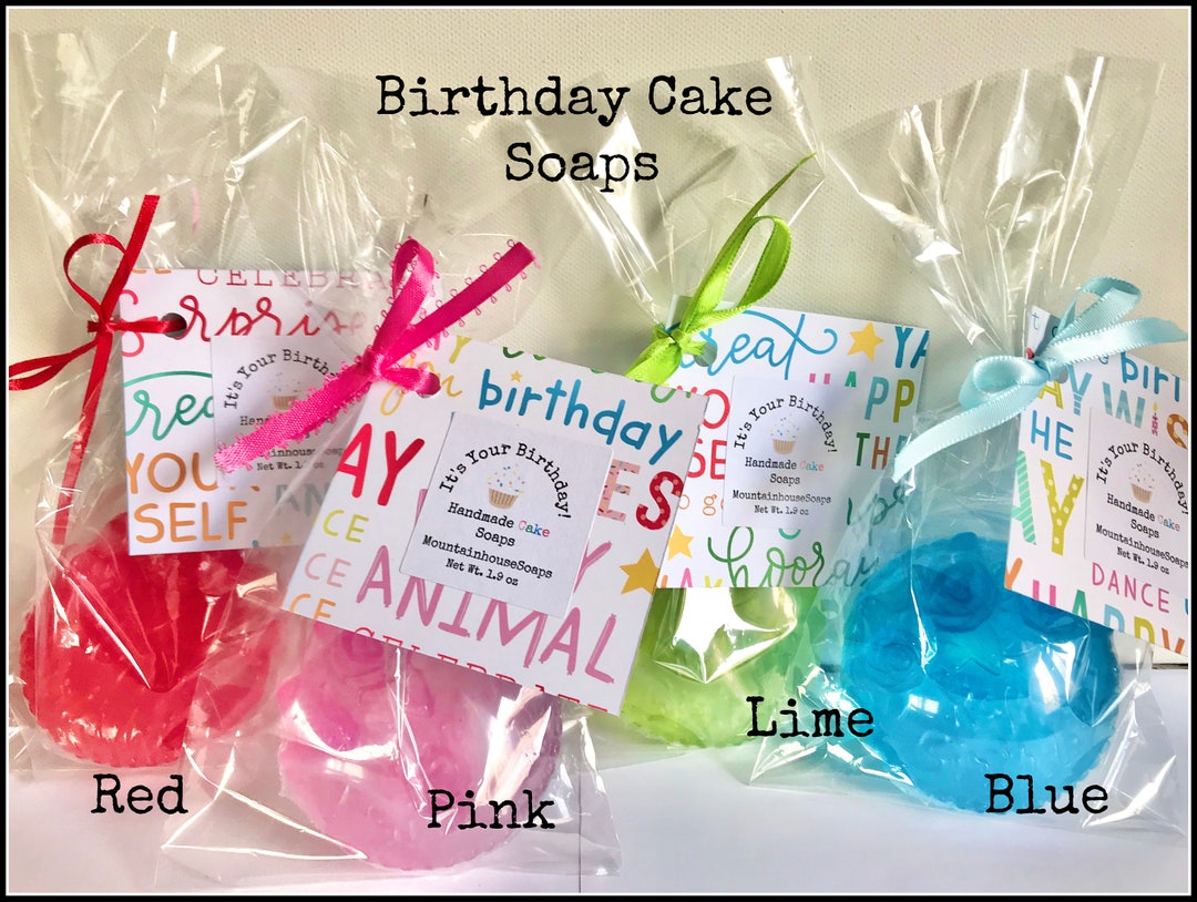 Birthday Cake Soap, Birthday Soap, Birthday Party Favor, Birthday Gift ...
