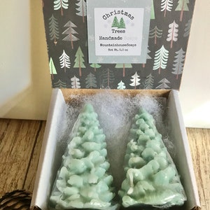 Christmas Soap, Christmas Tree Soap, Pine Tree Soap, Christmas Soap ...