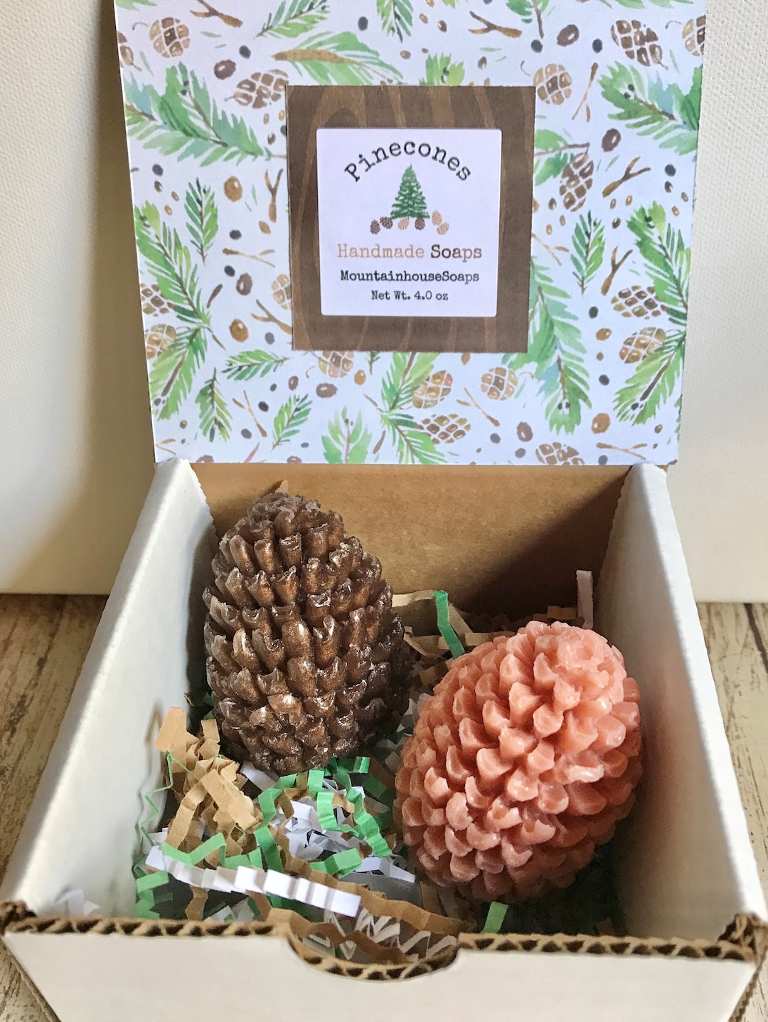 Pine Cone Soap, Fall Soap, Christmas Soap, Nature Theme Soap Gift ...