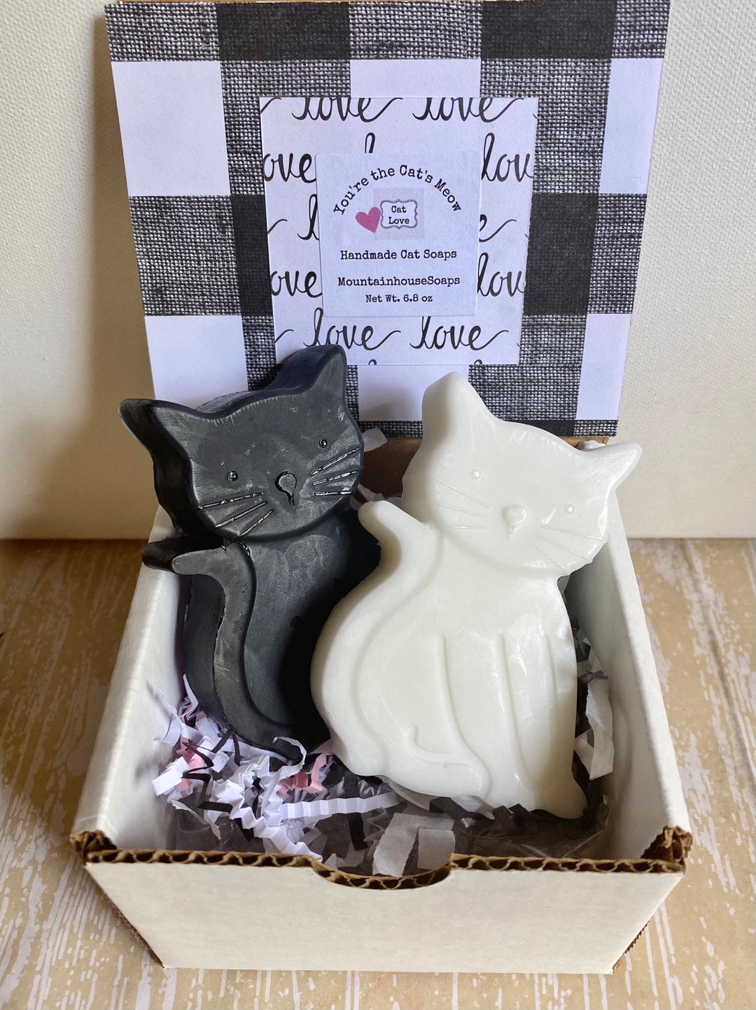 Cat Soap, Christmas Soap, Christmas Gift for Cat Lovers, Cat Soaps Gift ...
