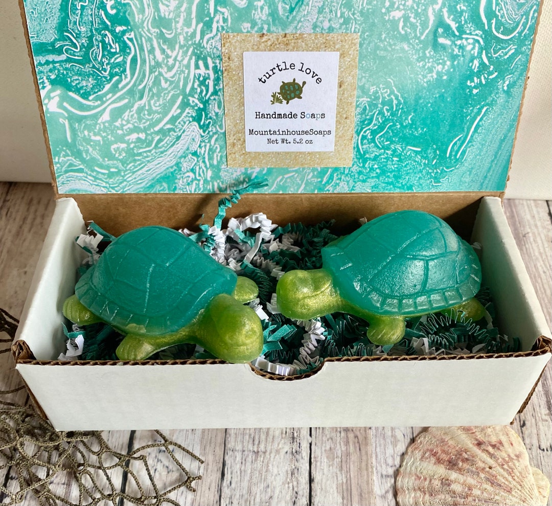 Turtle Soap, Sea Life Soap, Christmas Soap Gift, Ocean Theme Gift ...