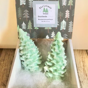 Christmas Soap, Christmas Tree Soap, Pine Tree Soap, Christmas Soap ...