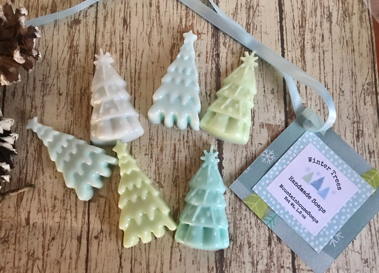 Winter Tree Soap Gift Bag, Winter Soap, Tree Soap, Winter Theme Party ...