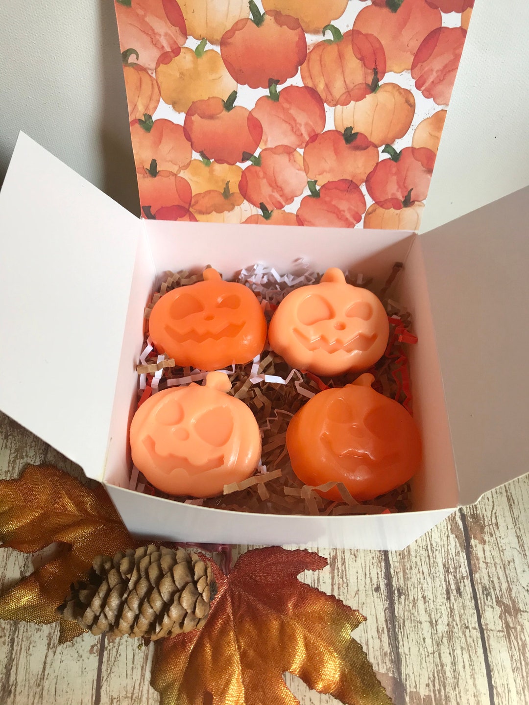 Pumpkin Soap, Pumpkin Soap Gift Box, Fall Soap, Fall Soap Gift, Halloween Soap, Thanksgiving ...