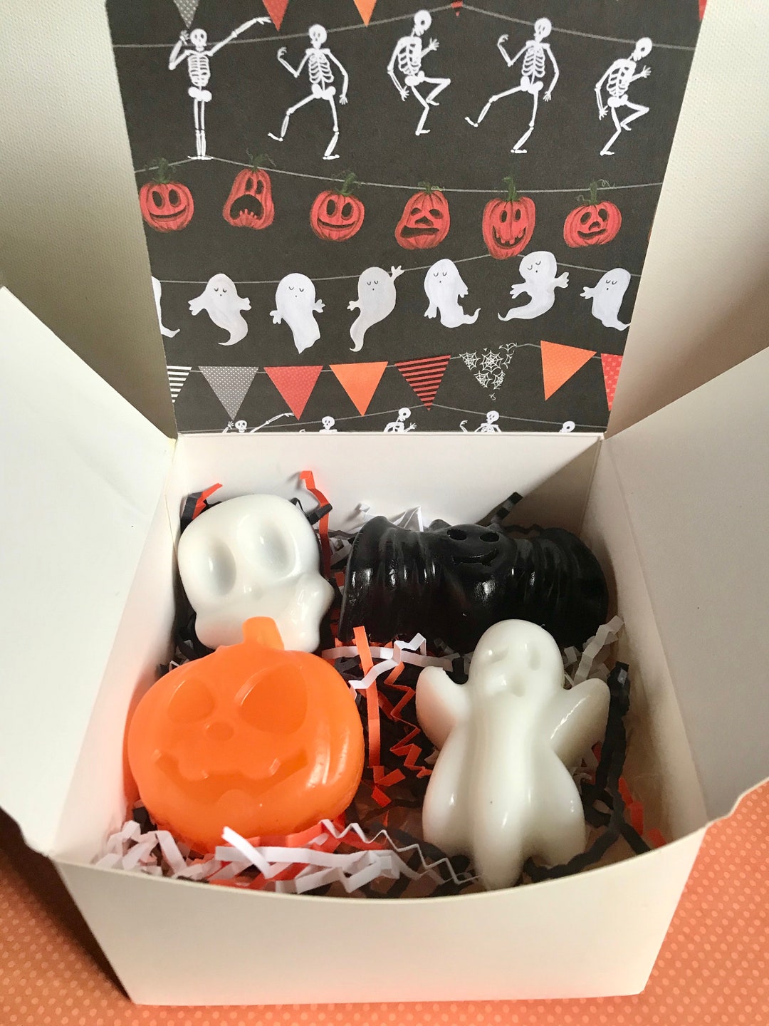 Halloween Soap, Halloween Soap Gift, Pumpkin, Ghost, Skull, Bat Soap ...