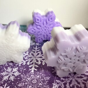 Snowflake Soap, Snowflake Soap Gift Set, Christmas Soap, Christmas Gift ...