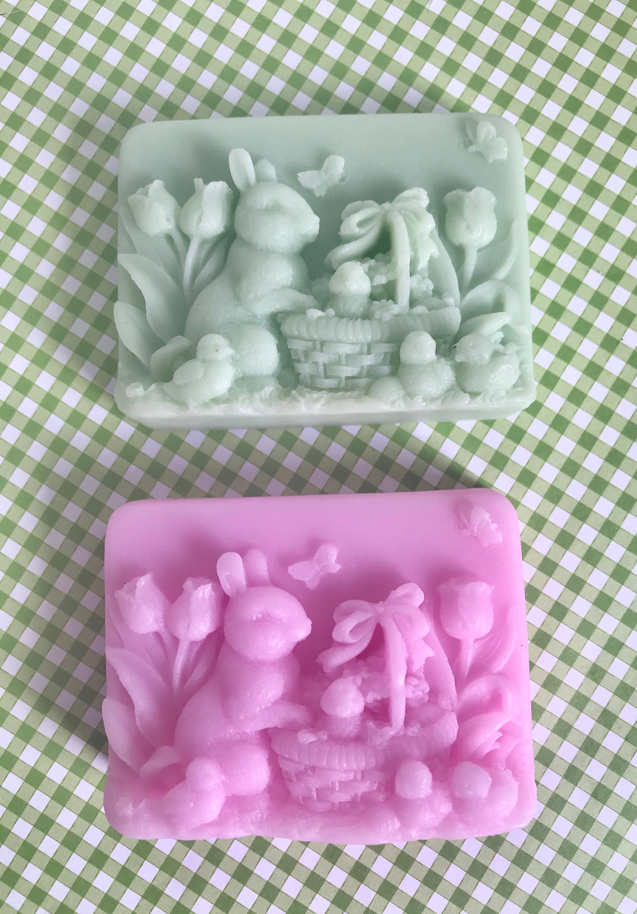 Easter Soap Easter Soap Gift Box 2 Easter Bunny Soaps | Etsy