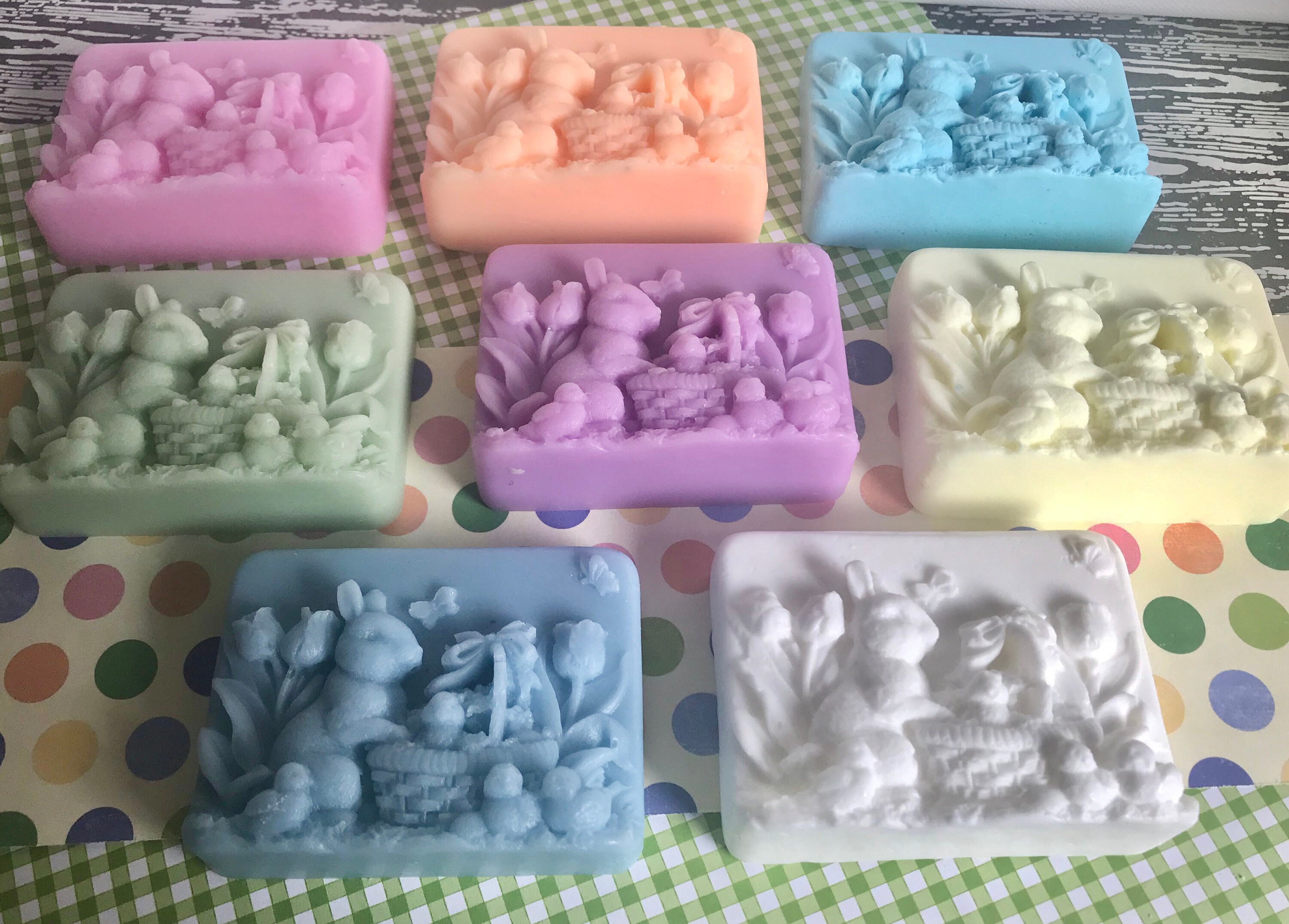 Easter Bunny Soap Gift Box, 6 Easter Soaps, Easter Soap, Easter Soap ...