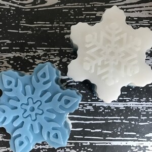 Snowflake Soap, Snowflake Soaps Gift Set, Christmas Soap, Christmas ...